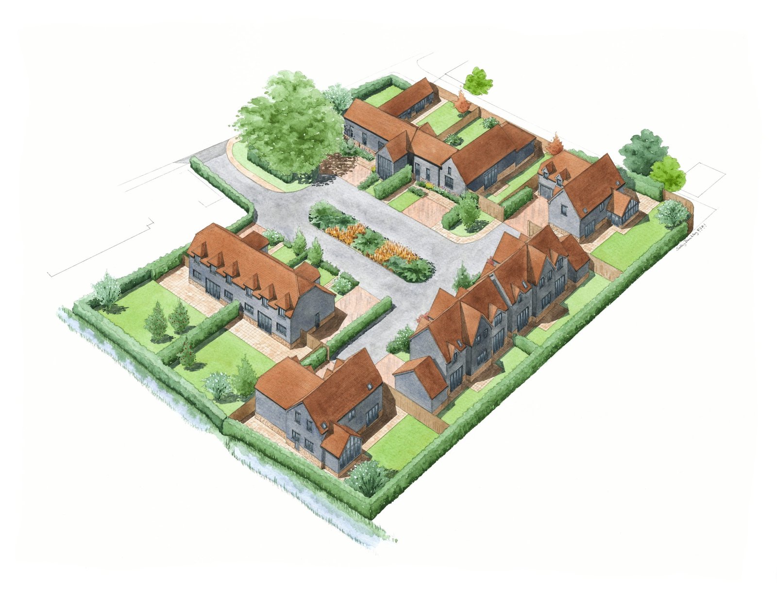 Sally Dunkley, FSAI - The Society of Architectural Illustrators (SAI)